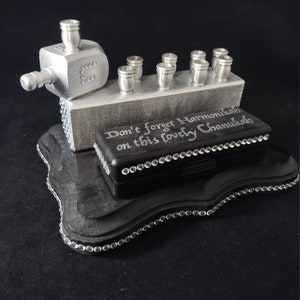 Harmonikkah Menorah Judaica Jewish Hanukkah Harmonica Gift Unique ...