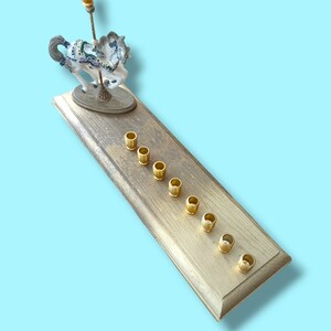 Vintage Horse Carousel Menorah Hanukkiah Judaica Jewish Hanukkah - Etsy