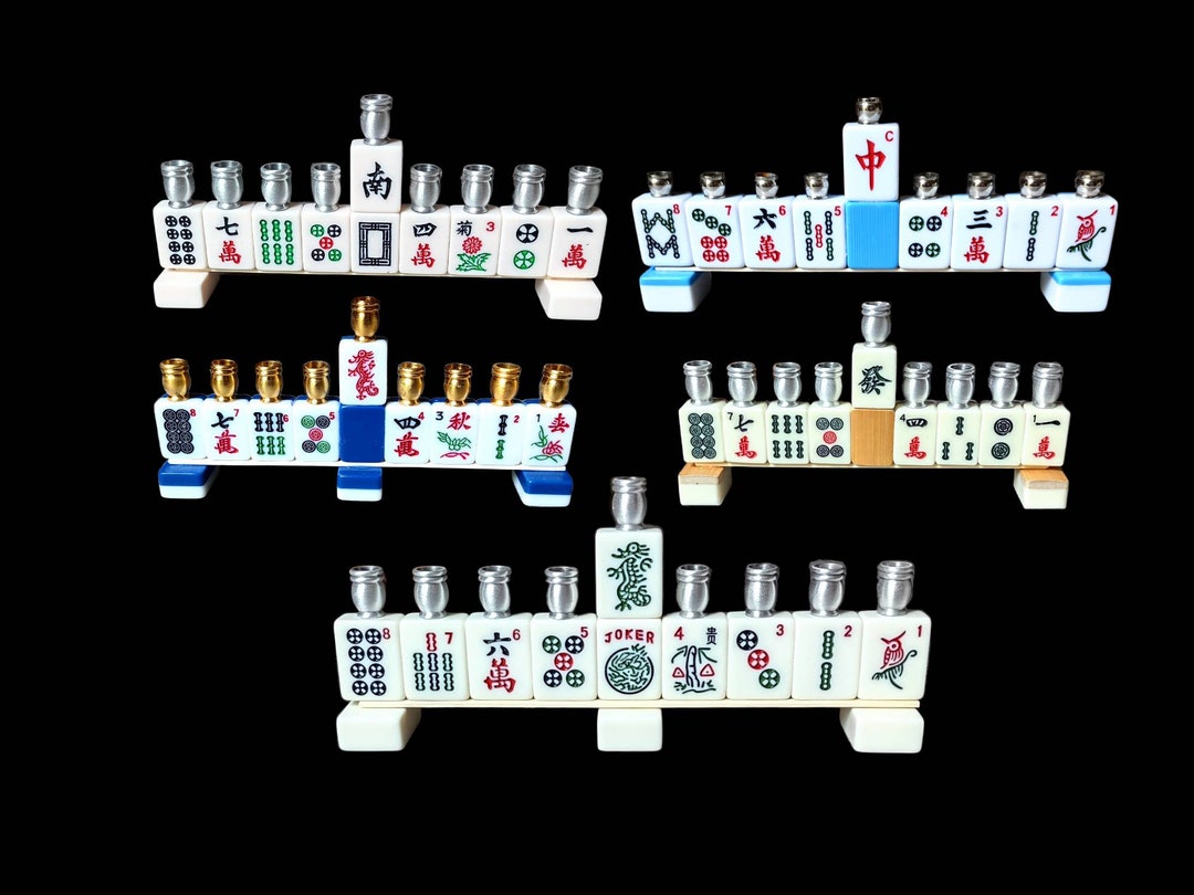 Mah Jong Menorah Unique Repurposed Judaica Game Hanukkiah - Etsy