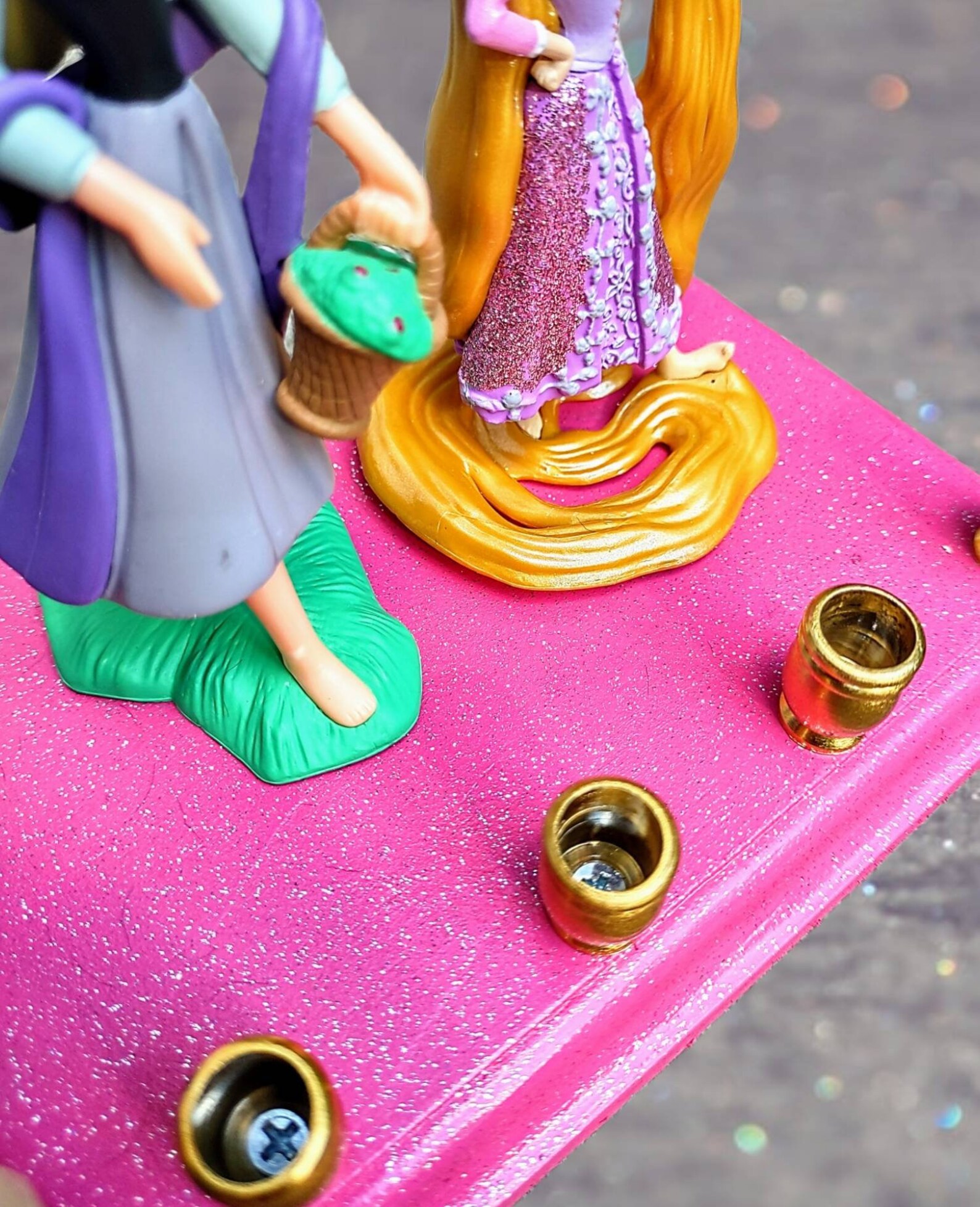 Princess Menorah Classic Disney Judaica Hanukkiah Repurposed - Etsy