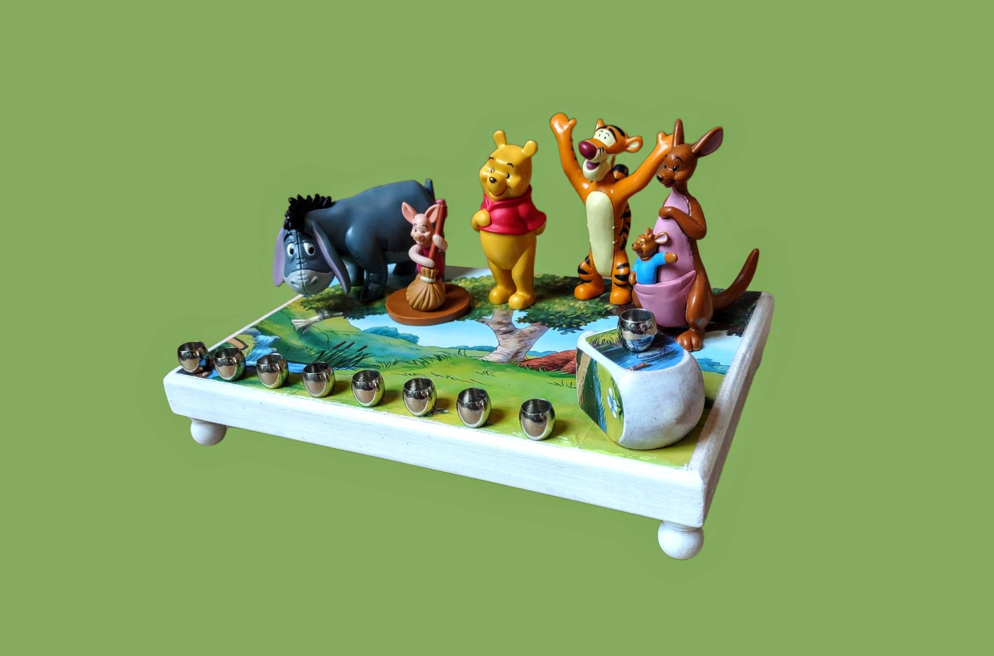 Winnie the Pooh Menorah Classic Disney Judaica Hanukkiah - Etsy