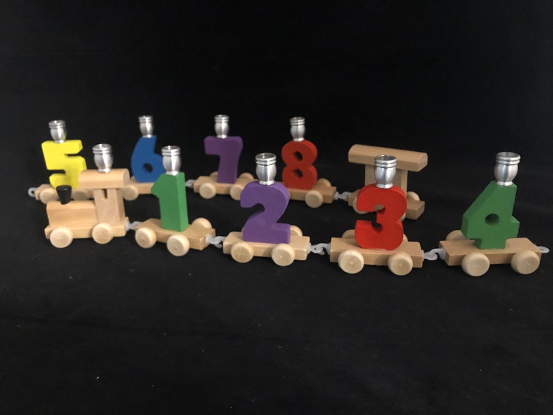Chanukah Express Menorah Train Hanukkah Kids Numbers Judaica - Etsy