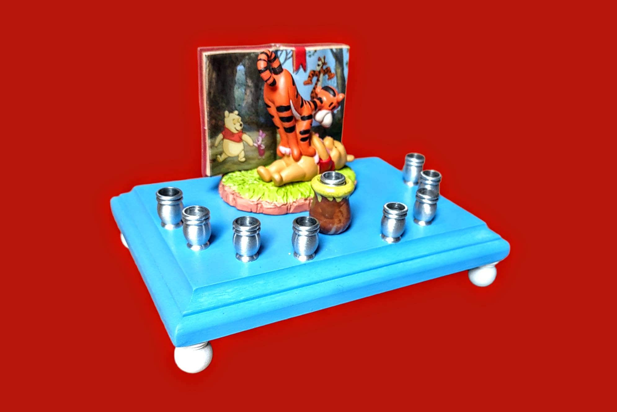 Winnie the Pooh Menorah Classic Disney Judaica Hanukkiah - Etsy