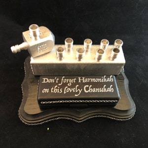 Harmonikkah Menorah Judaica Jewish Hanukkah Harmonica Gift Unique ...