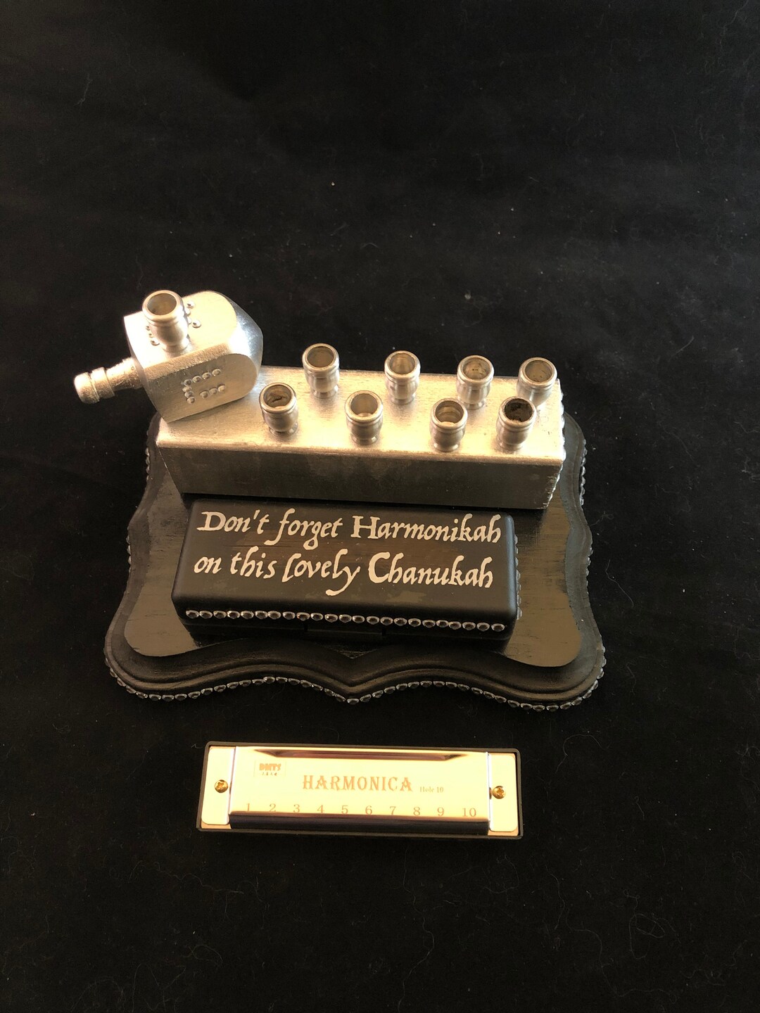 Harmonikkah Menorah Judaica Jewish Hanukkah Harmonica Gift Unique ...