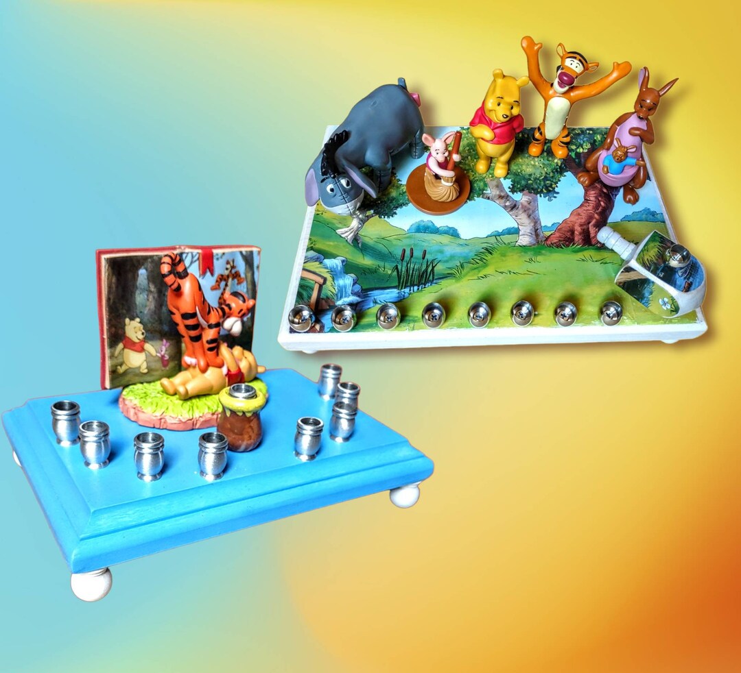 Winnie the Pooh Menorah Classic Disney Judaica Hanukkiah - Etsy