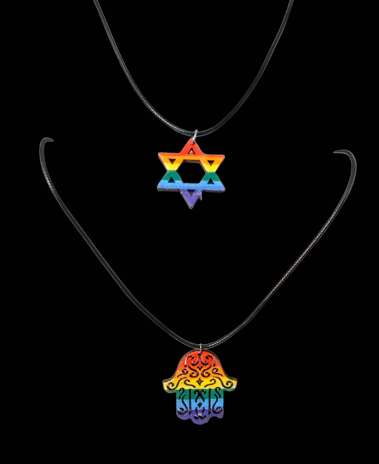 Rainbow Jewish Star