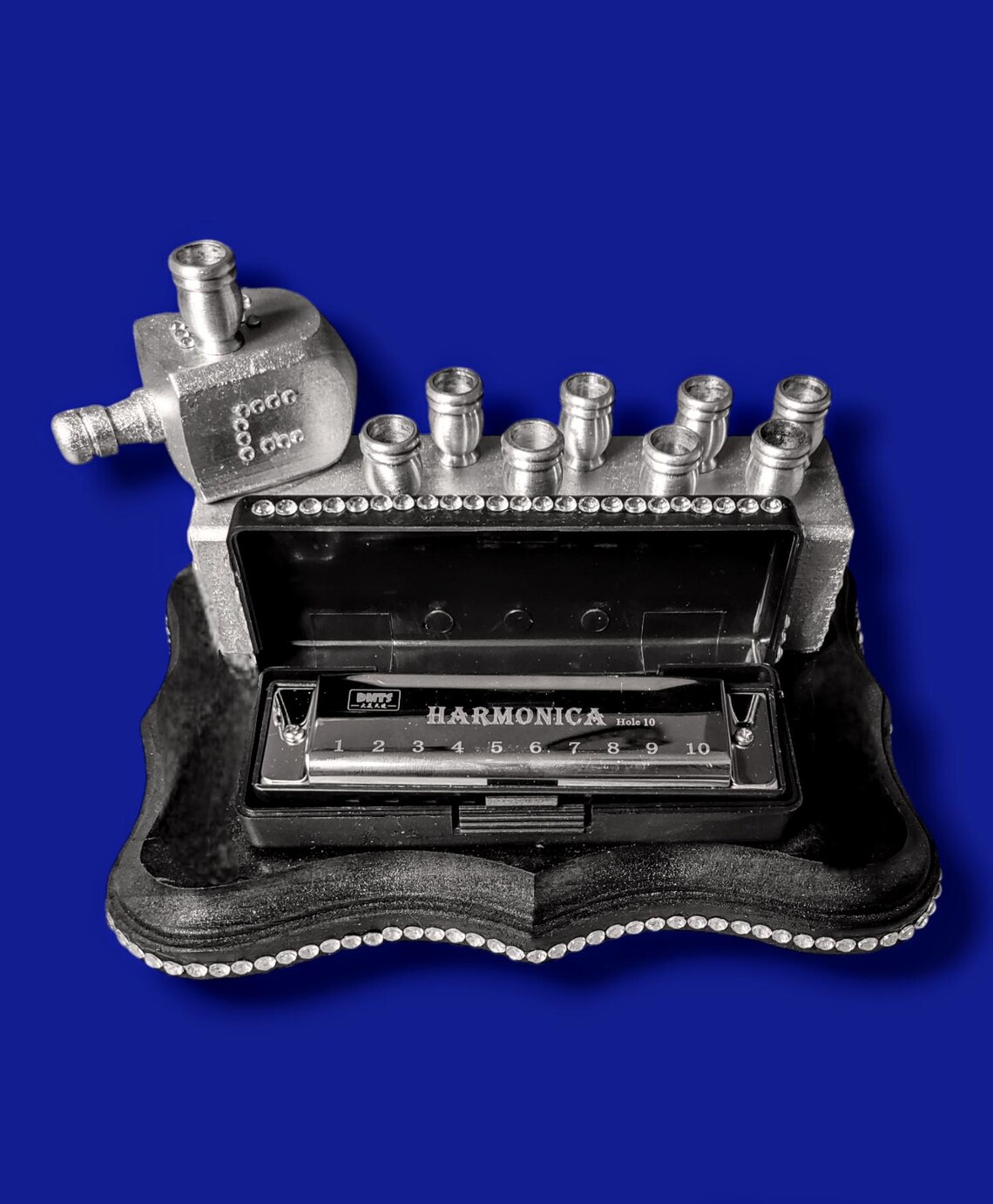 Harmonikkah Menorah Judaica Jewish Hanukkah Harmonica Gift Unique ...