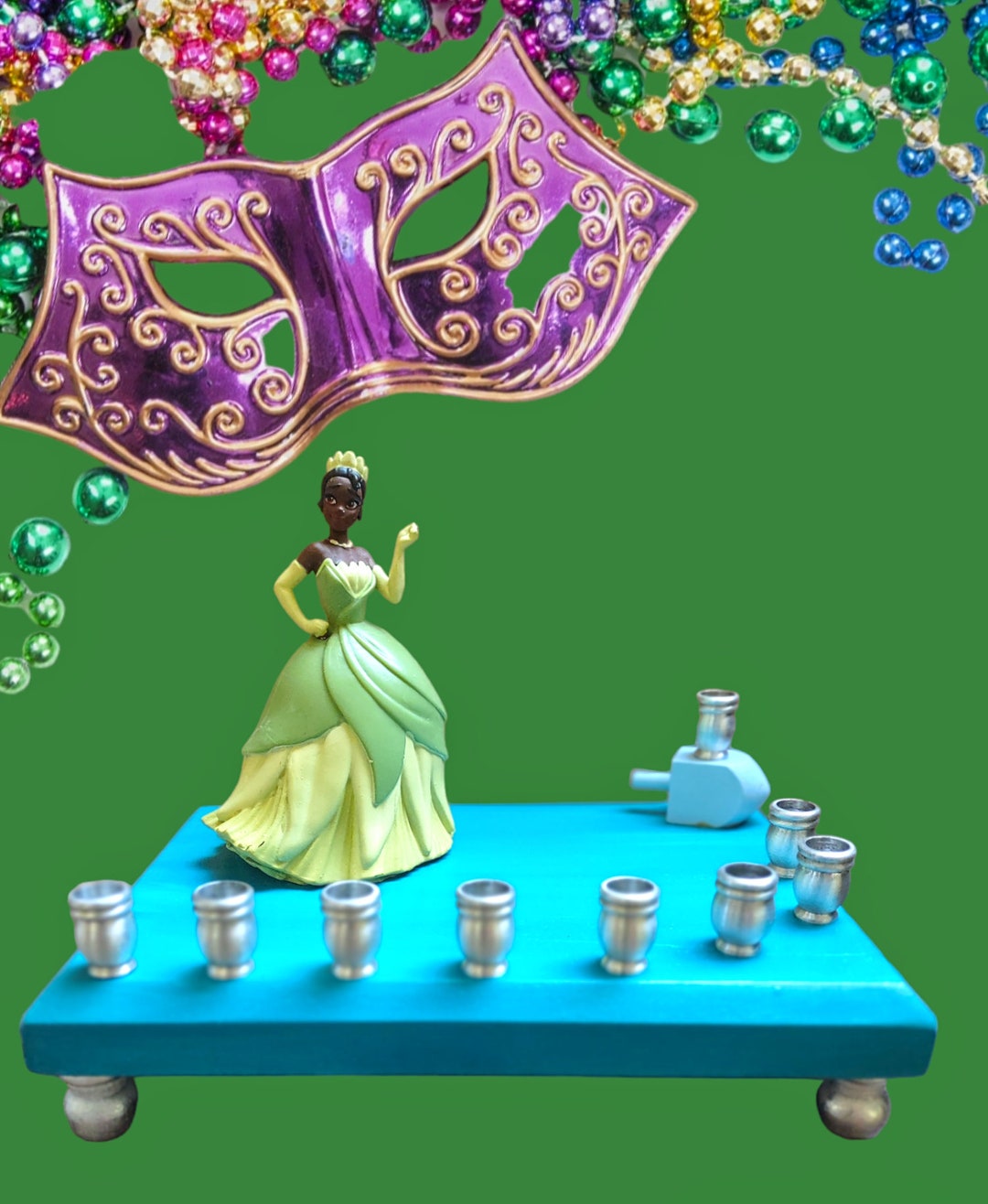 Princess Menorah Classic Disney Judaica Hannukah Princess and the Frog ...