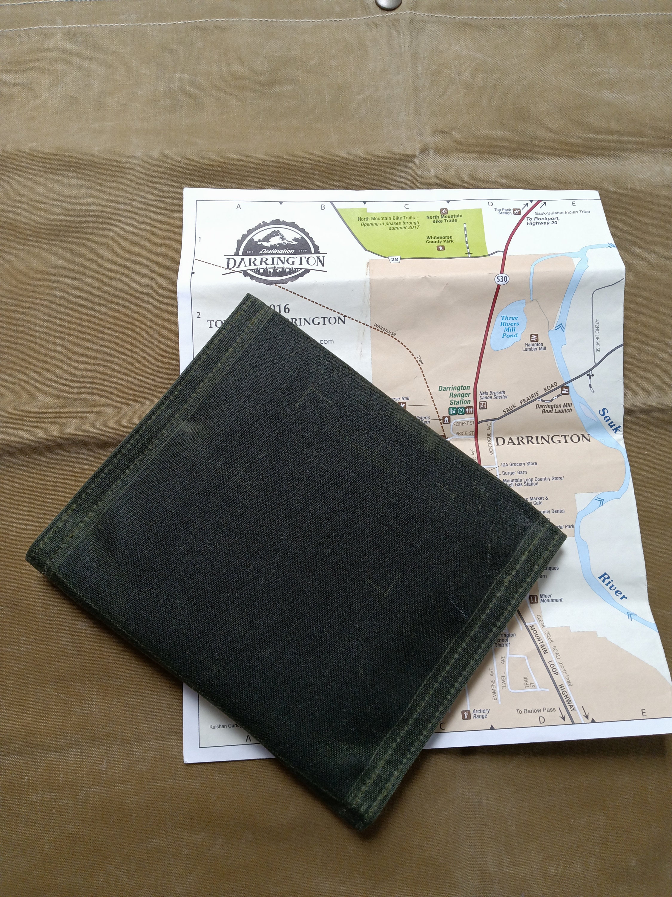 Trail Navigators Map Reading Kit Case. Rite in the Rain Holder,waxed ...