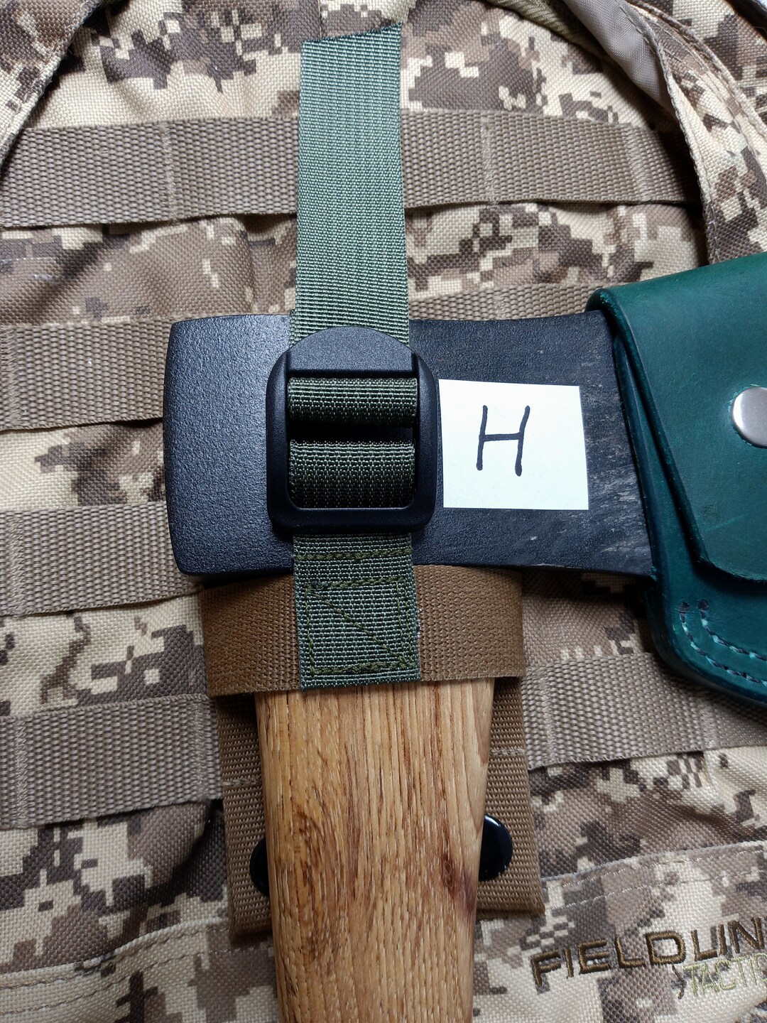 MOLLE Axe Carry Adapter, Hiking, Camping, Hunting, Fishing, Tactical ...