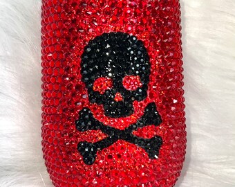 3D Rhinestone Skull Tumbler - Etsy