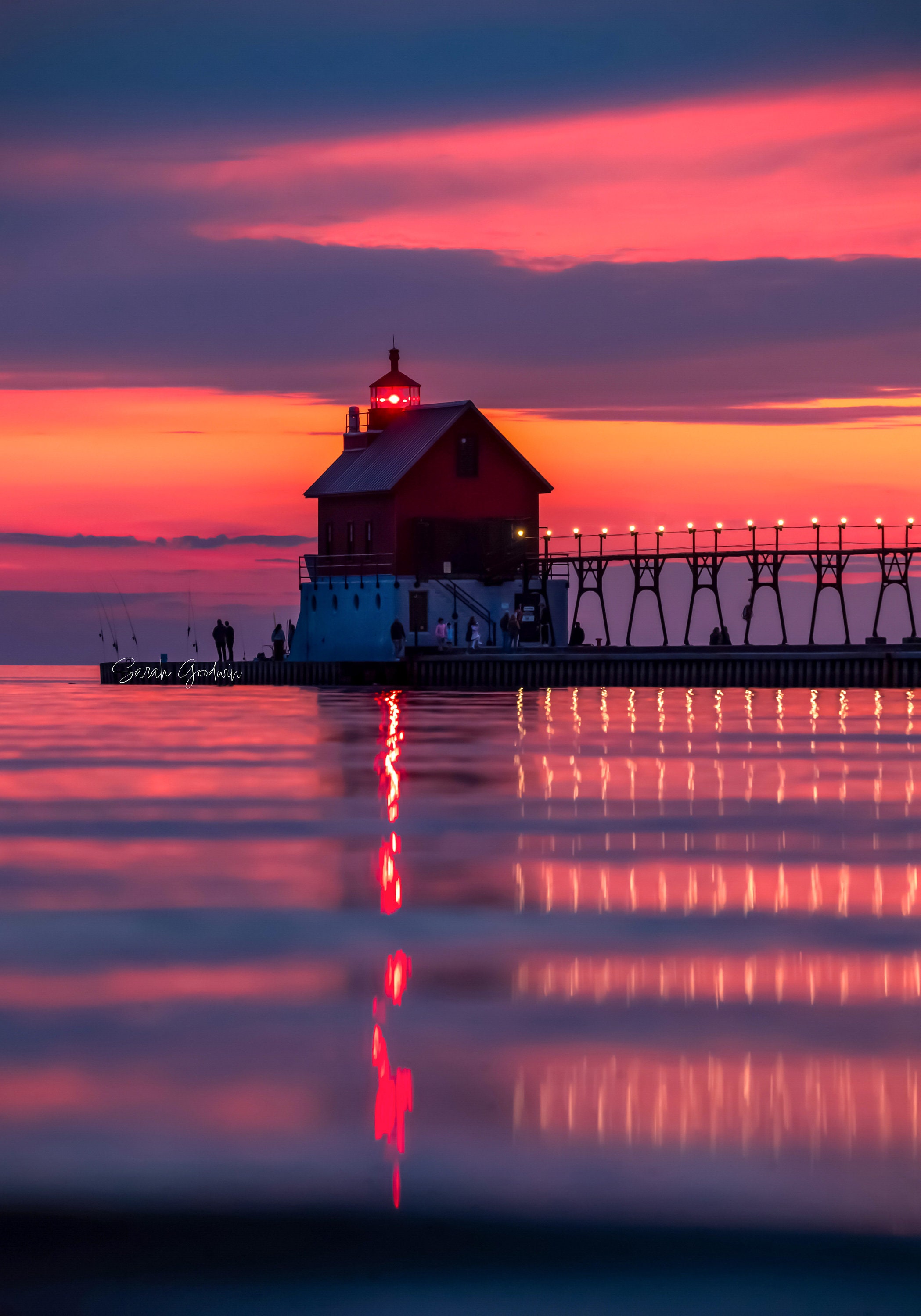 Lighthouse Reflections / Grand Haven / Lighthouse / Canvas / Metal ...