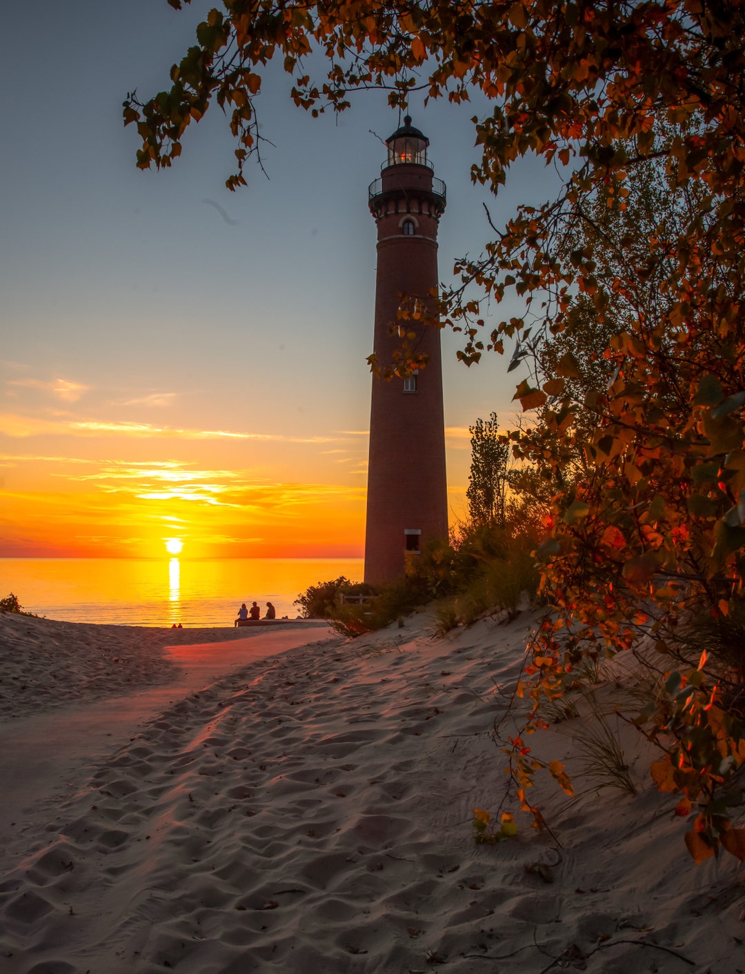 Evening Light / Little Sable Lighthouse / Sunset / Michigan Photography ...