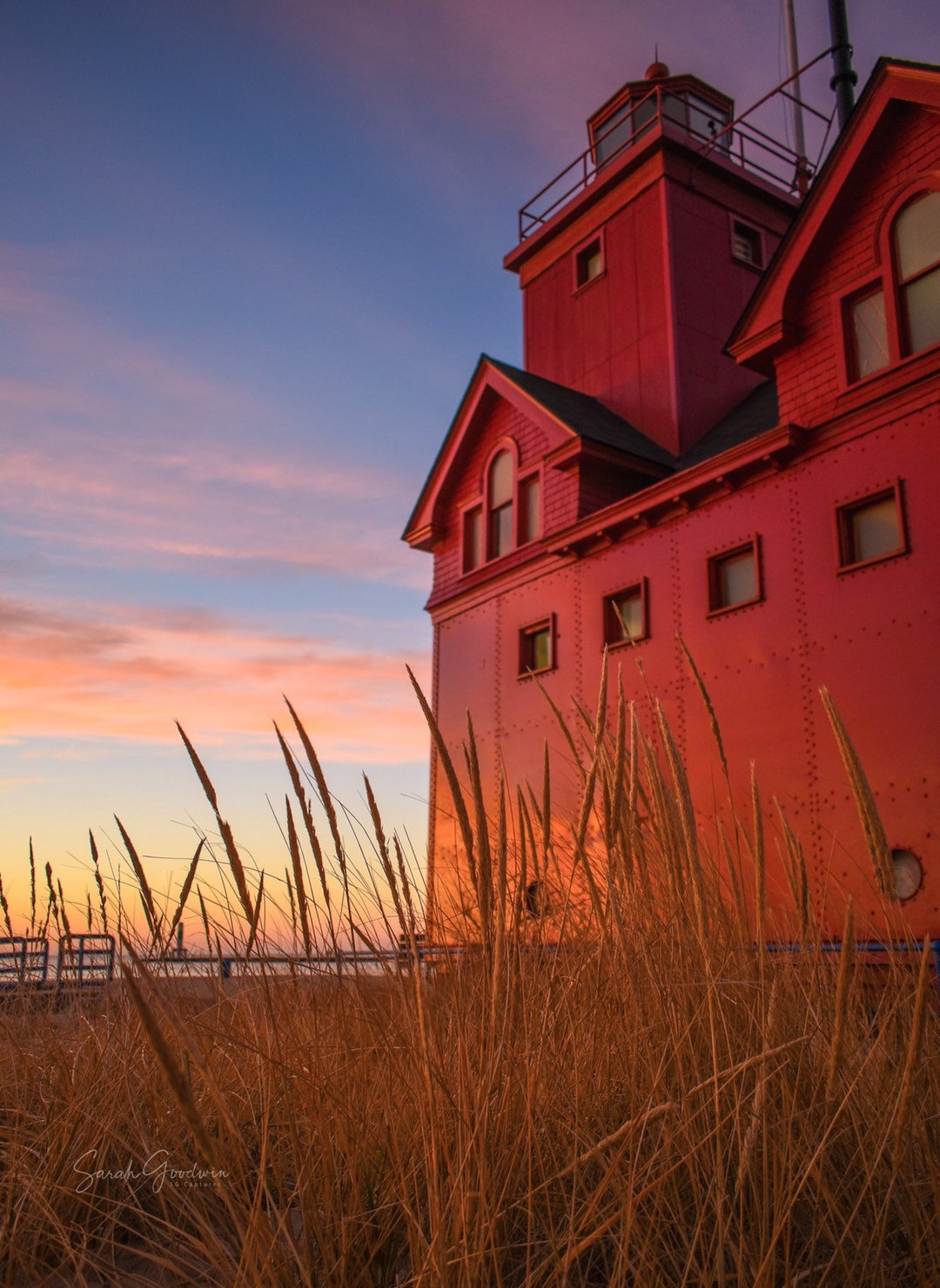 Big Red / Holland Michigan / Lighthouse / Sunset Print / Michigan ...