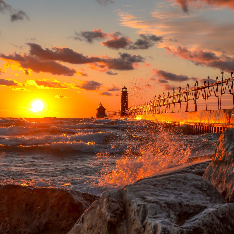 Grand Haven Michigan - Etsy