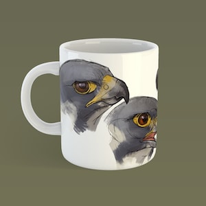 Peregrine Falcon Mug for the Falconer or Hawk Enthusiast - Etsy