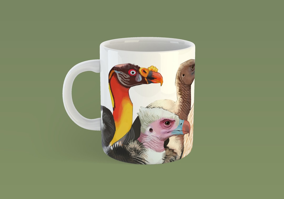 Vulture Species Ceramic Mug: Ornithologist Gift - Etsy