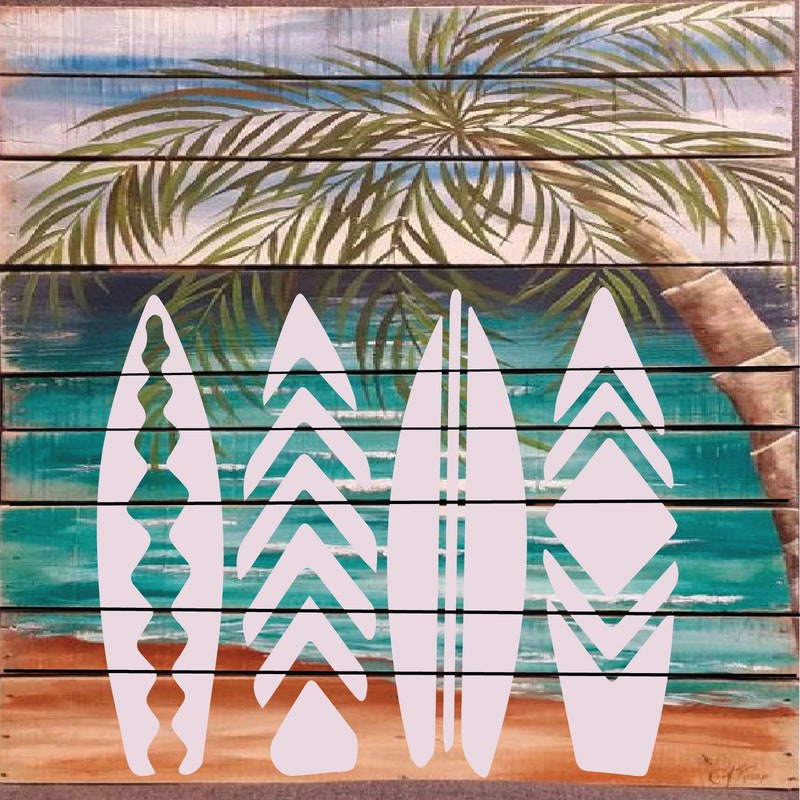 Custom Surfboard Stencil - Etsy