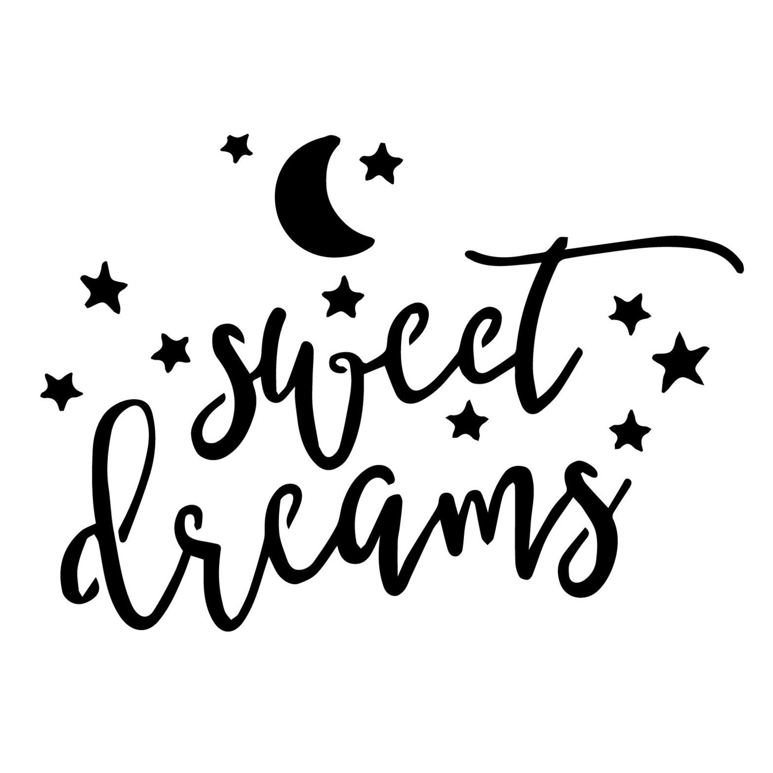 Sweet Dreams-reusable Stencil Pattern-on 10 Mil Clear Mylar - Etsy Canada