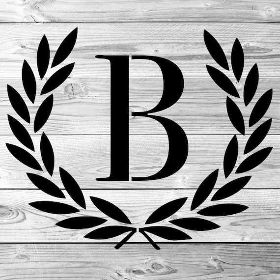 Monogram-block B 10 Mil Mylar-reusable Stencil Pattern - Etsy