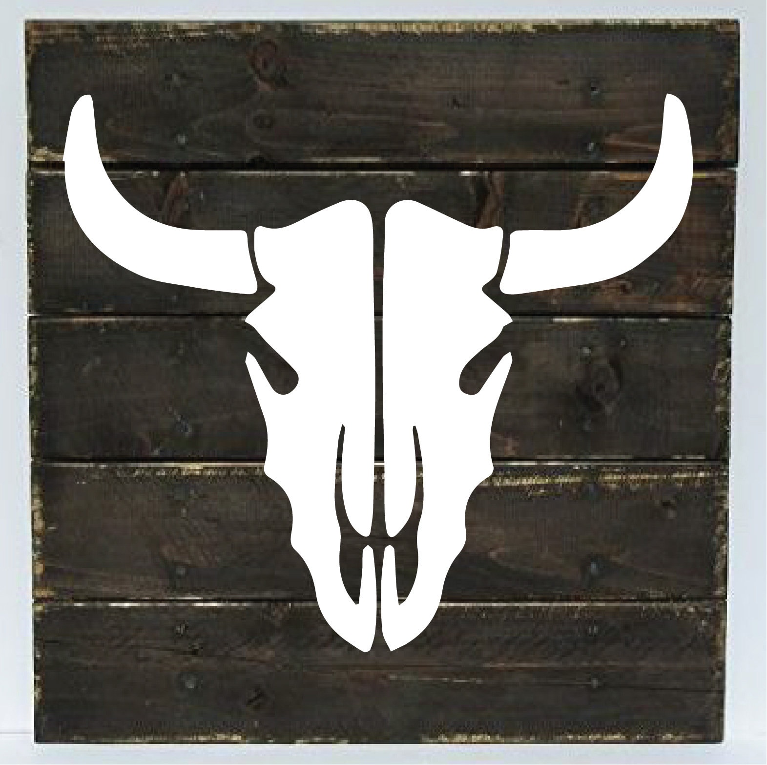 Cow Skull reusable Stencil Pattern on 10mil Clear Mylar - Etsy Canada