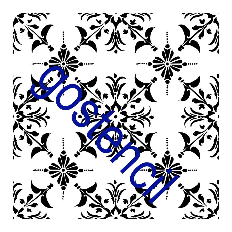 Wall & Tile Stencils - Continuous Patterns - Multiple Patterns and ...