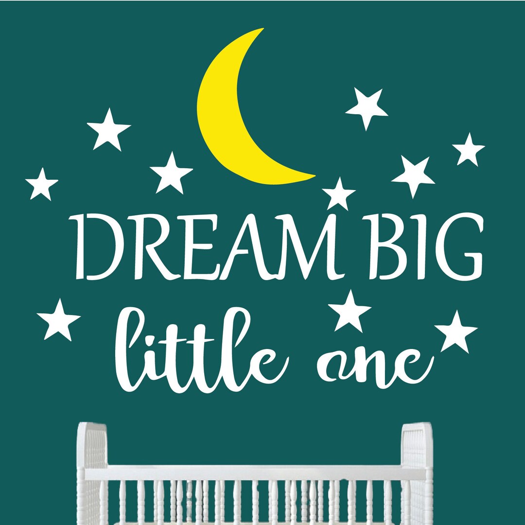 Dream Big Little One-reusable Stencil Pattern-on 10 Mil Clear Mylar - Etsy