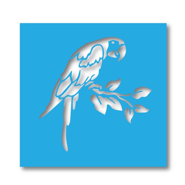 Parrot Stencil - Etsy