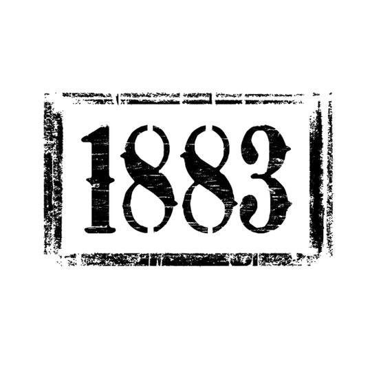 1883 Stencil Multiple Sizes Reusable Pattern - Etsy