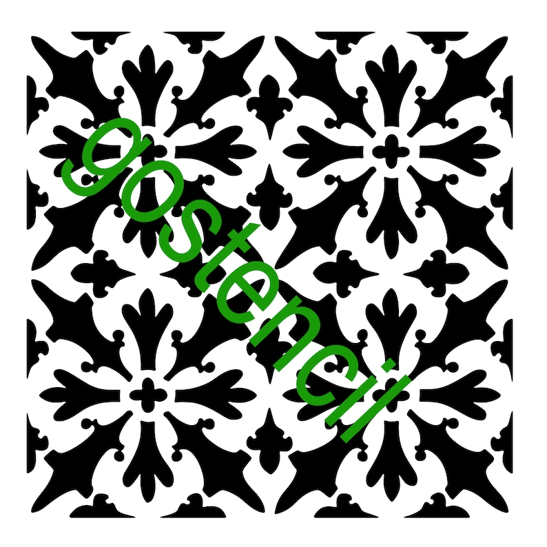 Wall & Tile Stencils - Continuous Patterns - Multiple Patterns and ...