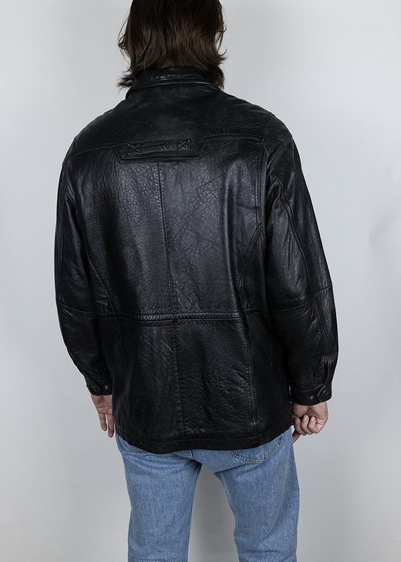 Vintage Field and Stream Black Leather Hunting Field … - Gem