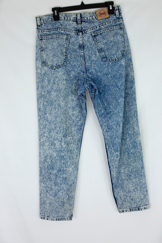 Acid Wash Jeans 80s Men