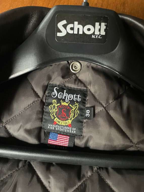 Rare Vintage Schott Bros. Steerhide Leather One Star … - Gem