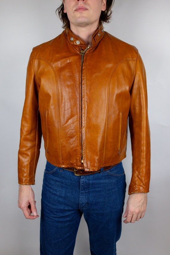 vintage schott 157 leather - Gem