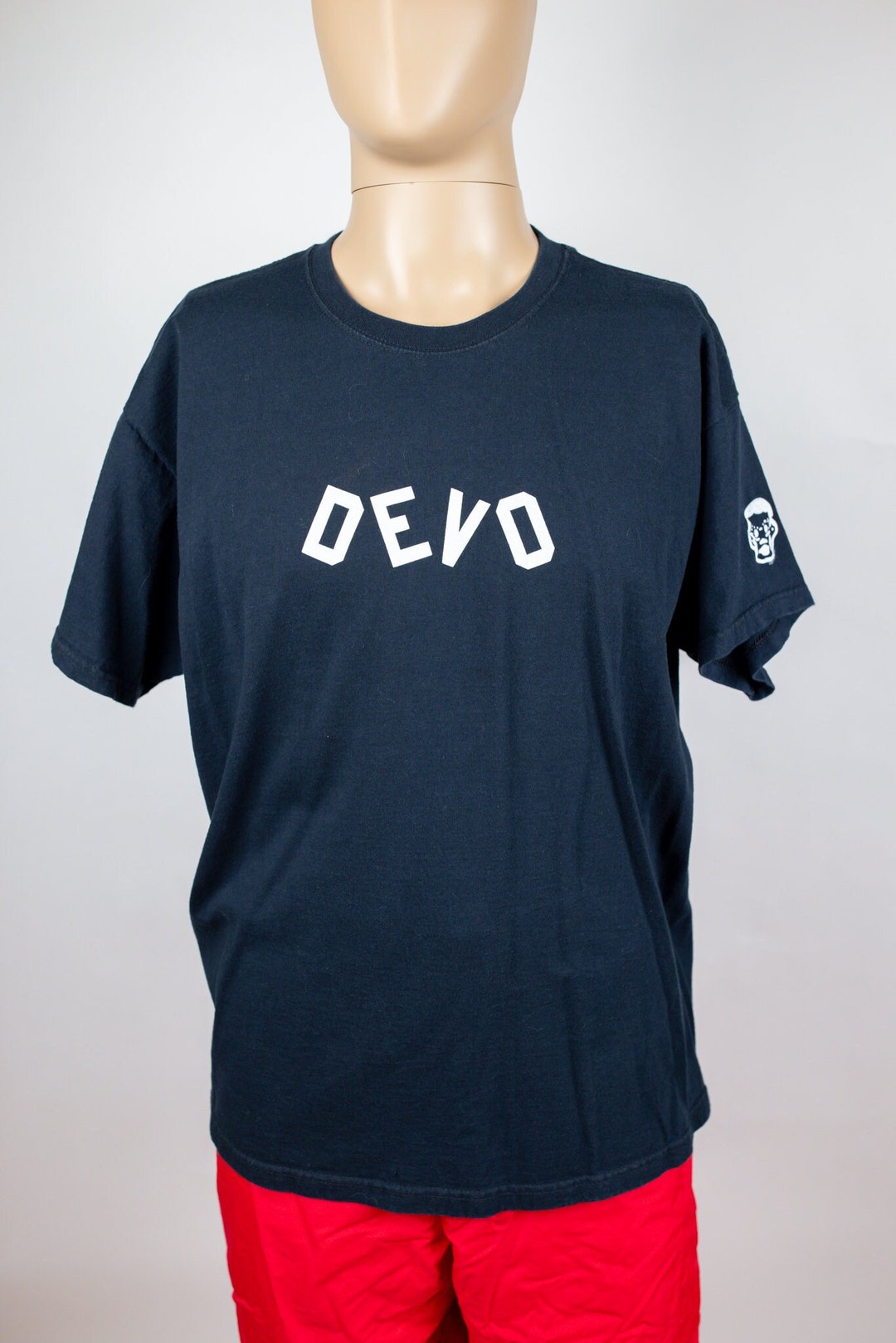 Vintage DEVO Club DEVO Official Logo T-shirt Booji Boy Music Band Merch ...
