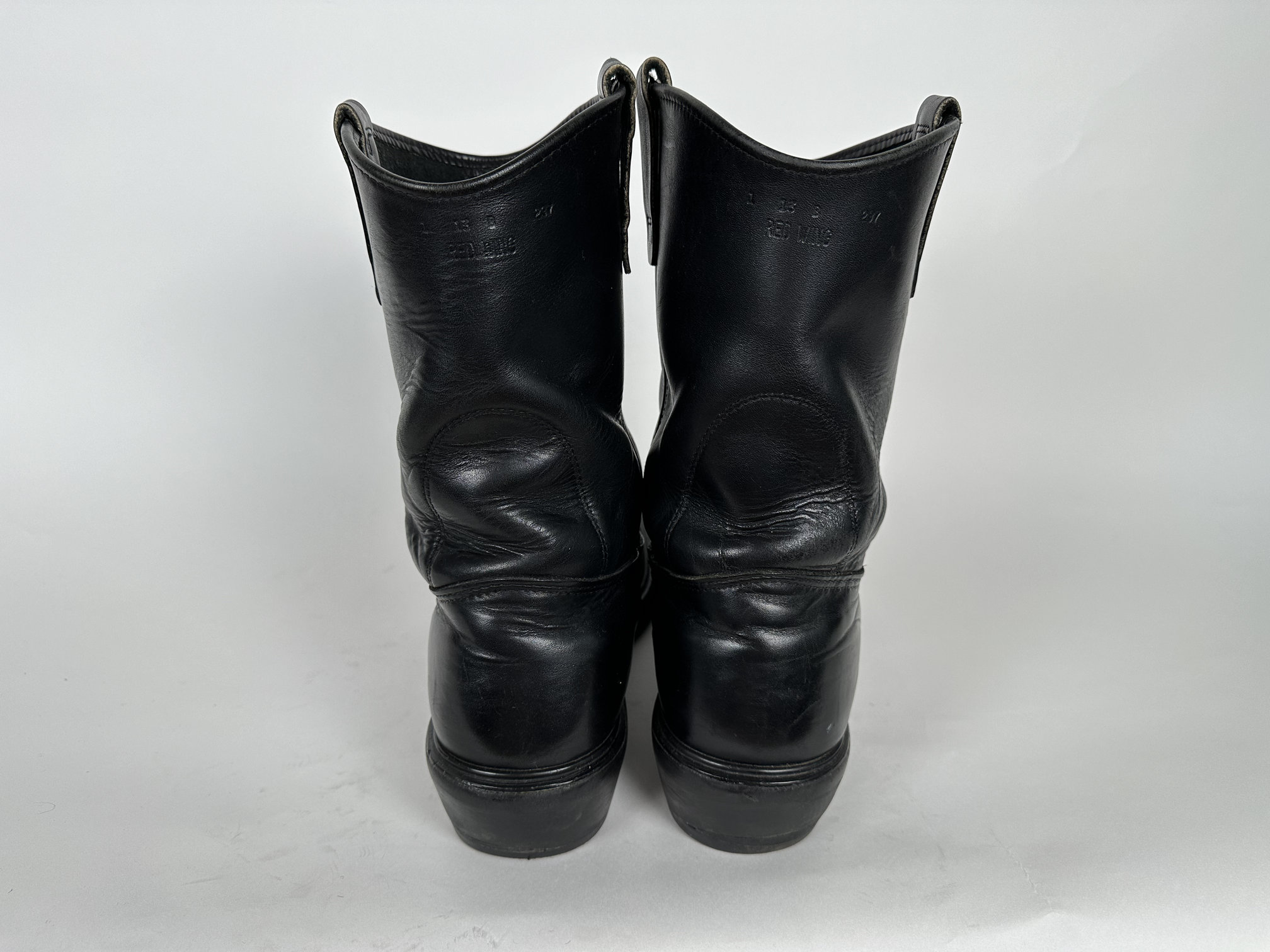 Vintage Red Wing 297 Pecos Round Soft Toe Cowboy Wellington Roper ...