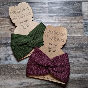 Messy Bun Headband Tag Template | Editable Word Template and PNG File ...