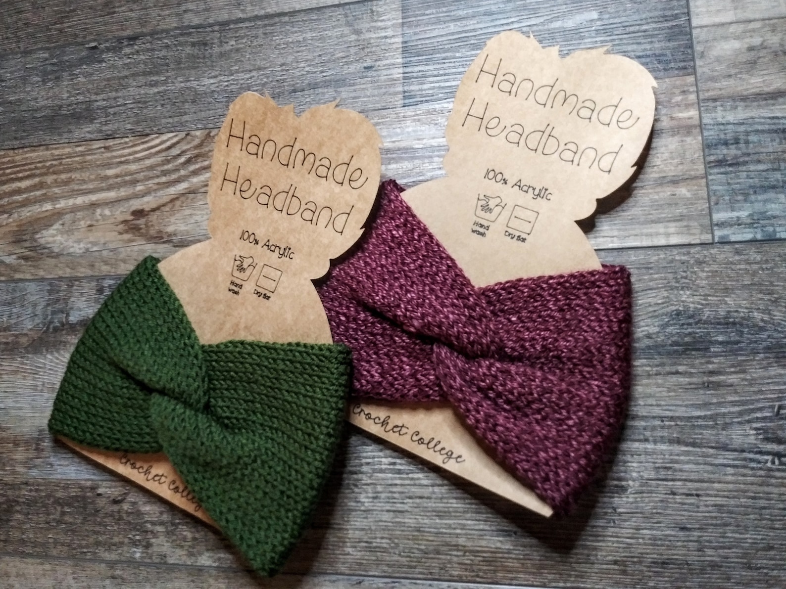 Messy Bun Headband Tag Template | Editable Word Template and PNG File ...