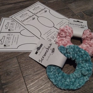 Scrunchie Tag Template | Editable Word Template and PNG File Download ...