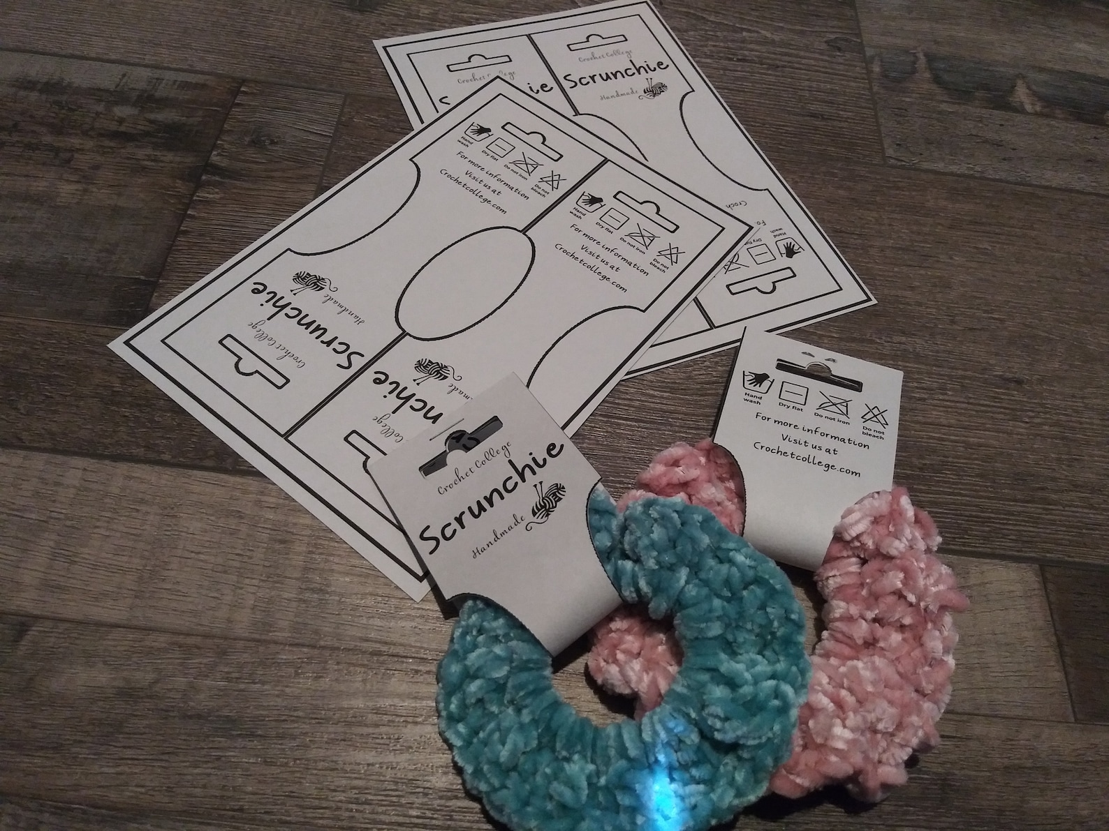 Scrunchie Tag Template | Editable Word Template and PNG File Download ...