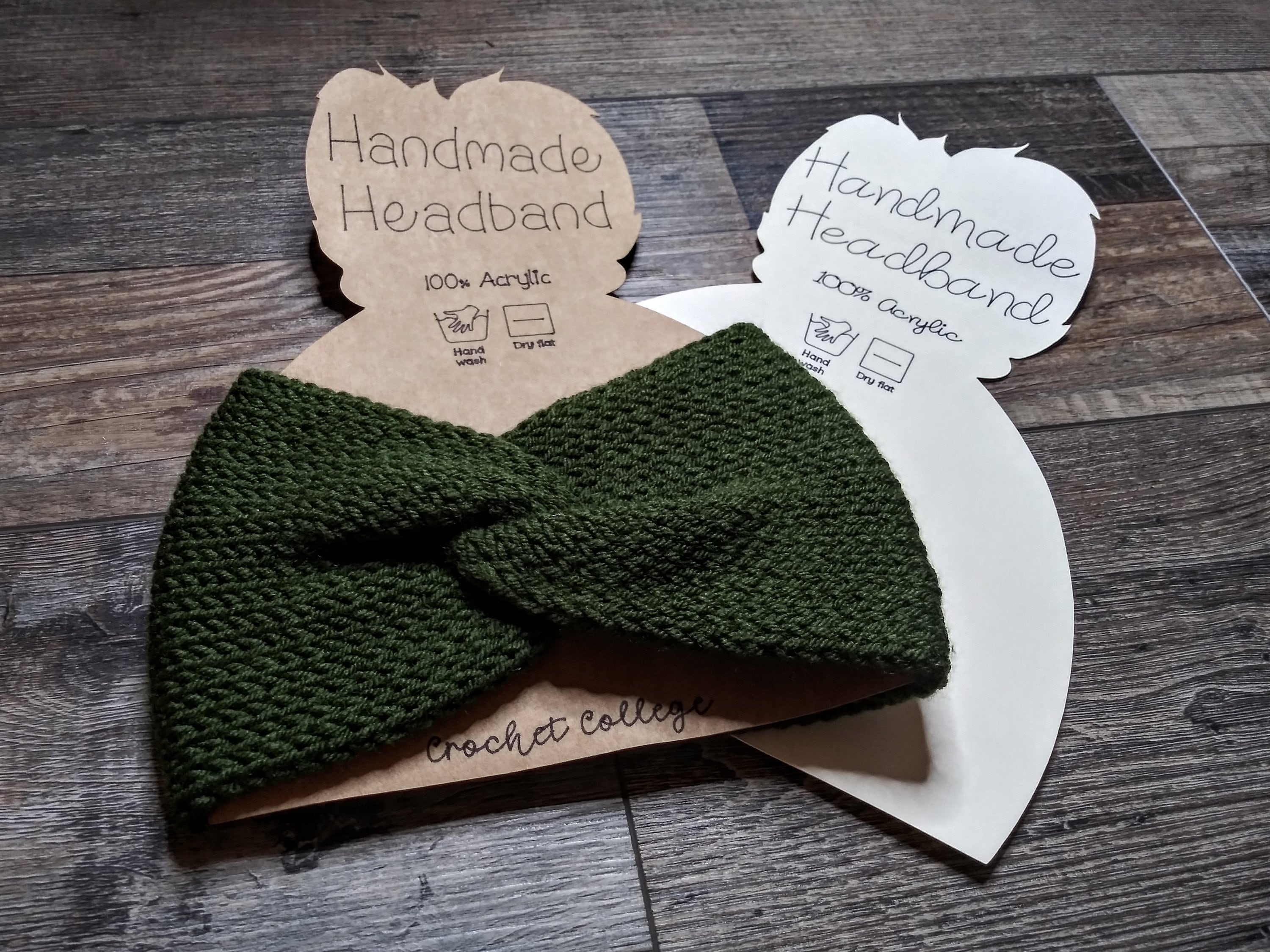 Messy Bun Headband Tag Template | Editable Word Template and PNG File ...