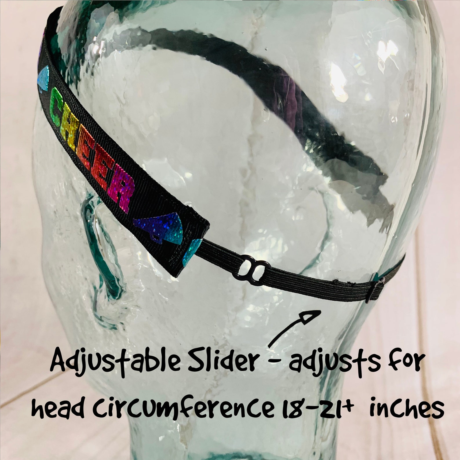 Cheerleader Headband: 7/8" Adjustable Nonslip Cheer Headband - Etsy UK