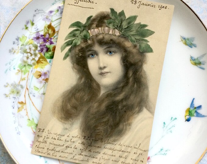 Antique Vintage Postcard, Card, Portrait, Ephemera - Etsy