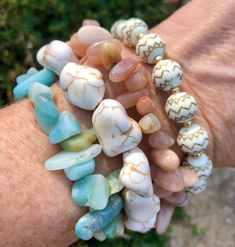 Matchstick Beads Stick Beads Stretchy Bracelets Bohemian | Etsy