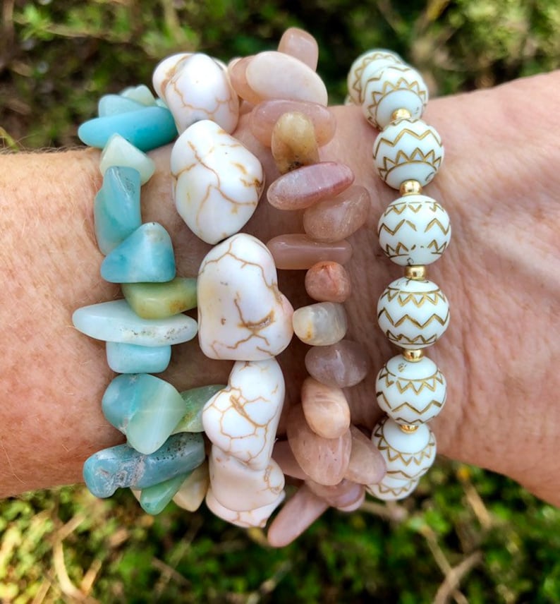 Matchstick Beads Stick Beads Stretchy Bracelets Bohemian | Etsy