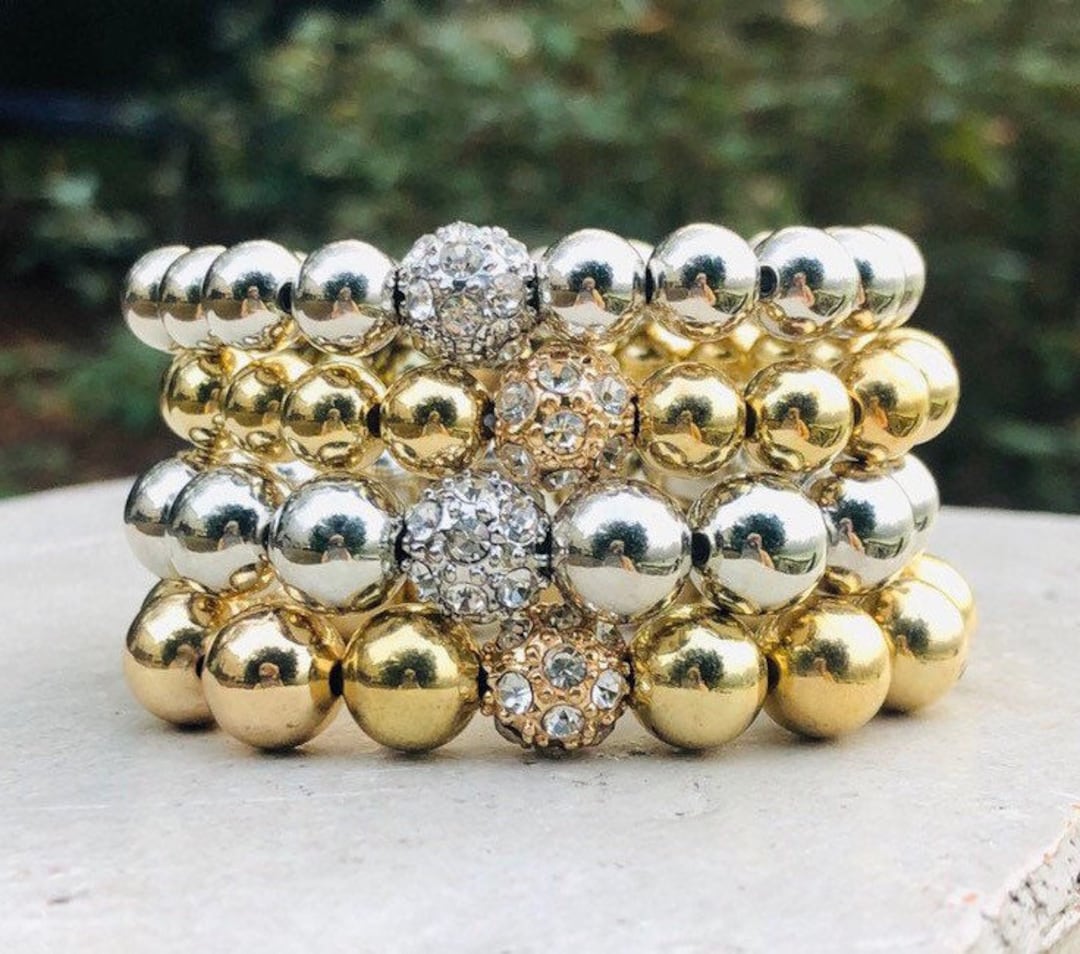 Stretch Stacking Jewelry Gold Plated Jewelry Quality Plated - Etsy