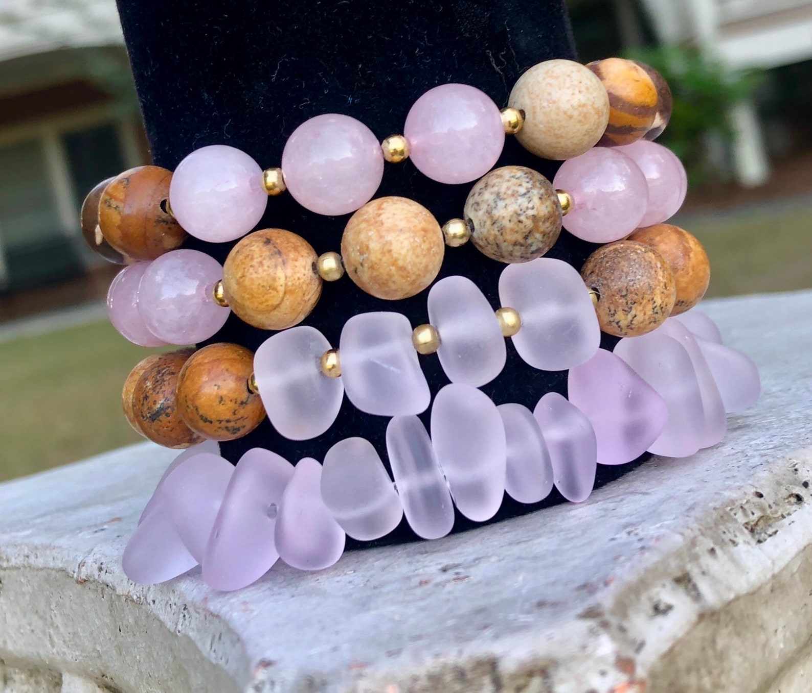 Matchstick Beads Stick Beads Stretchy Bracelets Bohemian | Etsy