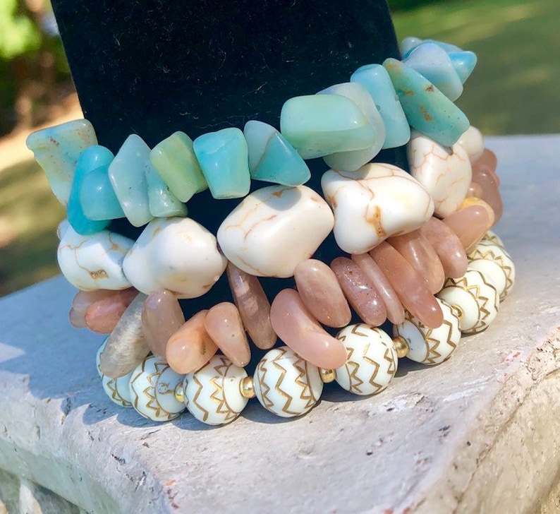 Matchstick Beads Stick Beads Stretchy Bracelets Bohemian | Etsy