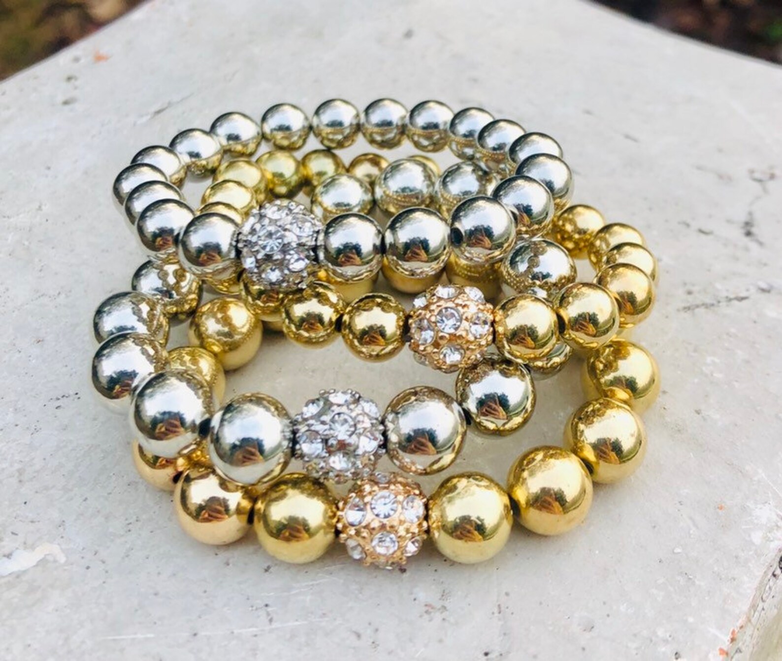 Stretch Stacking Jewelry Gold Plated Jewelry Quality Plated - Etsy